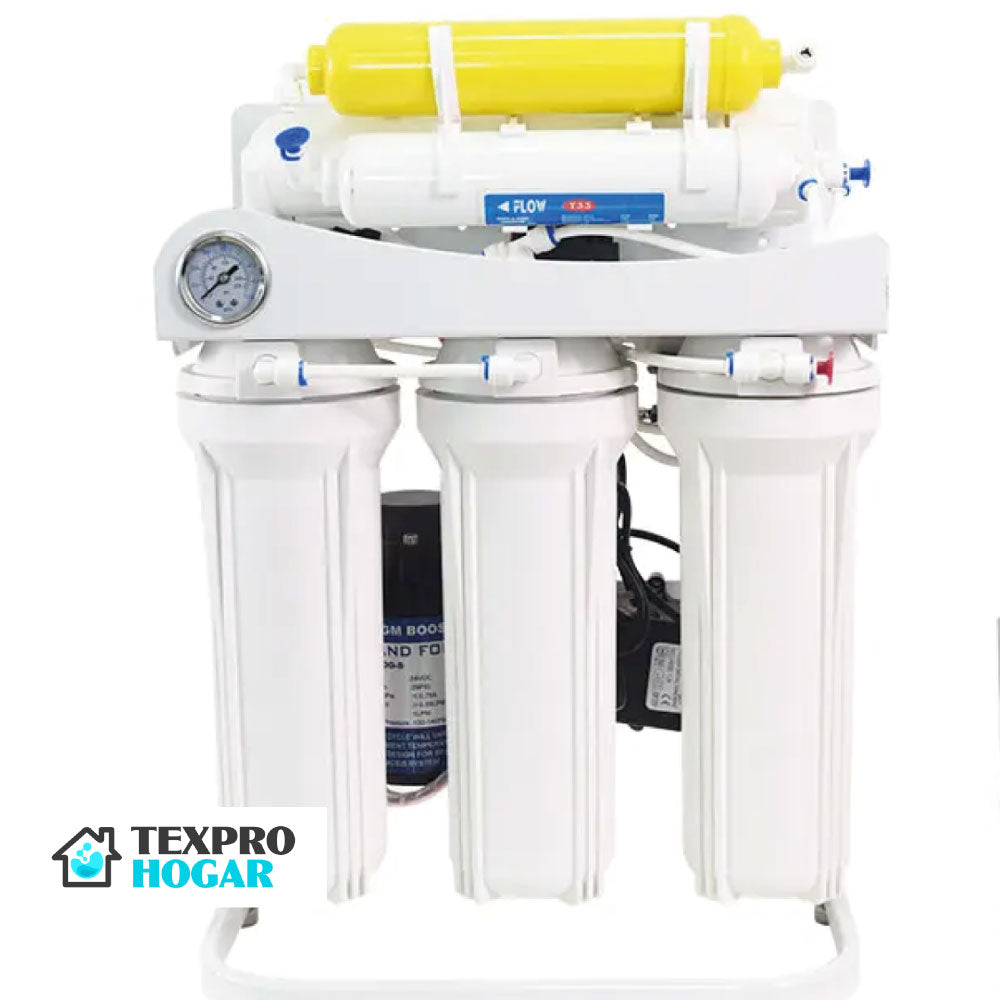 OSMOSIS INVERSA RO-75 GPD CON BOMBA Y RACK (incluye TDS) – texprohogarcl